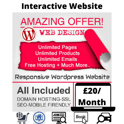 Interactive Website Design Monthly Subscription - Dial a Website
